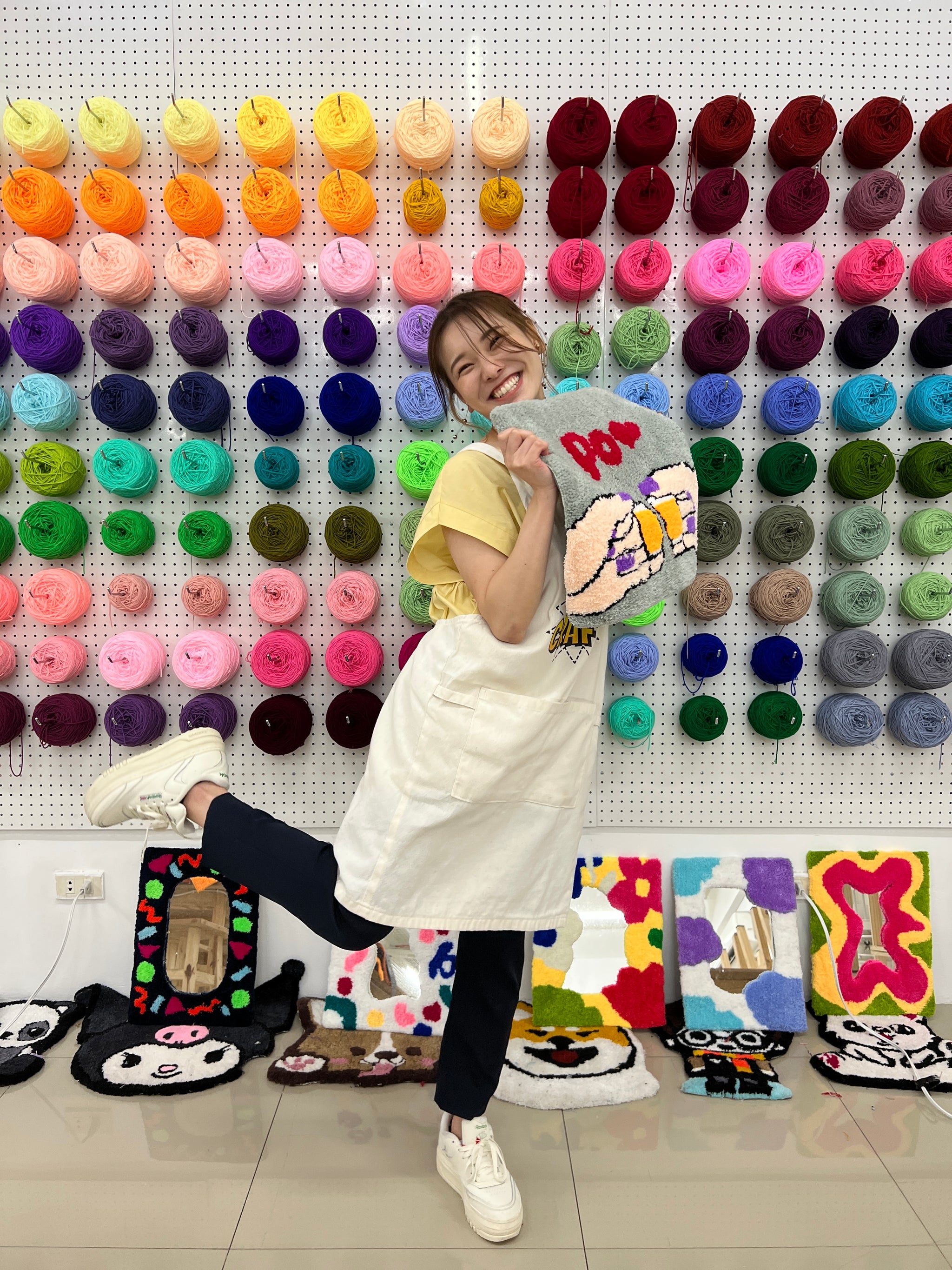 Rug Tufting Workshop 45x45cm – Oh Craft Workshop